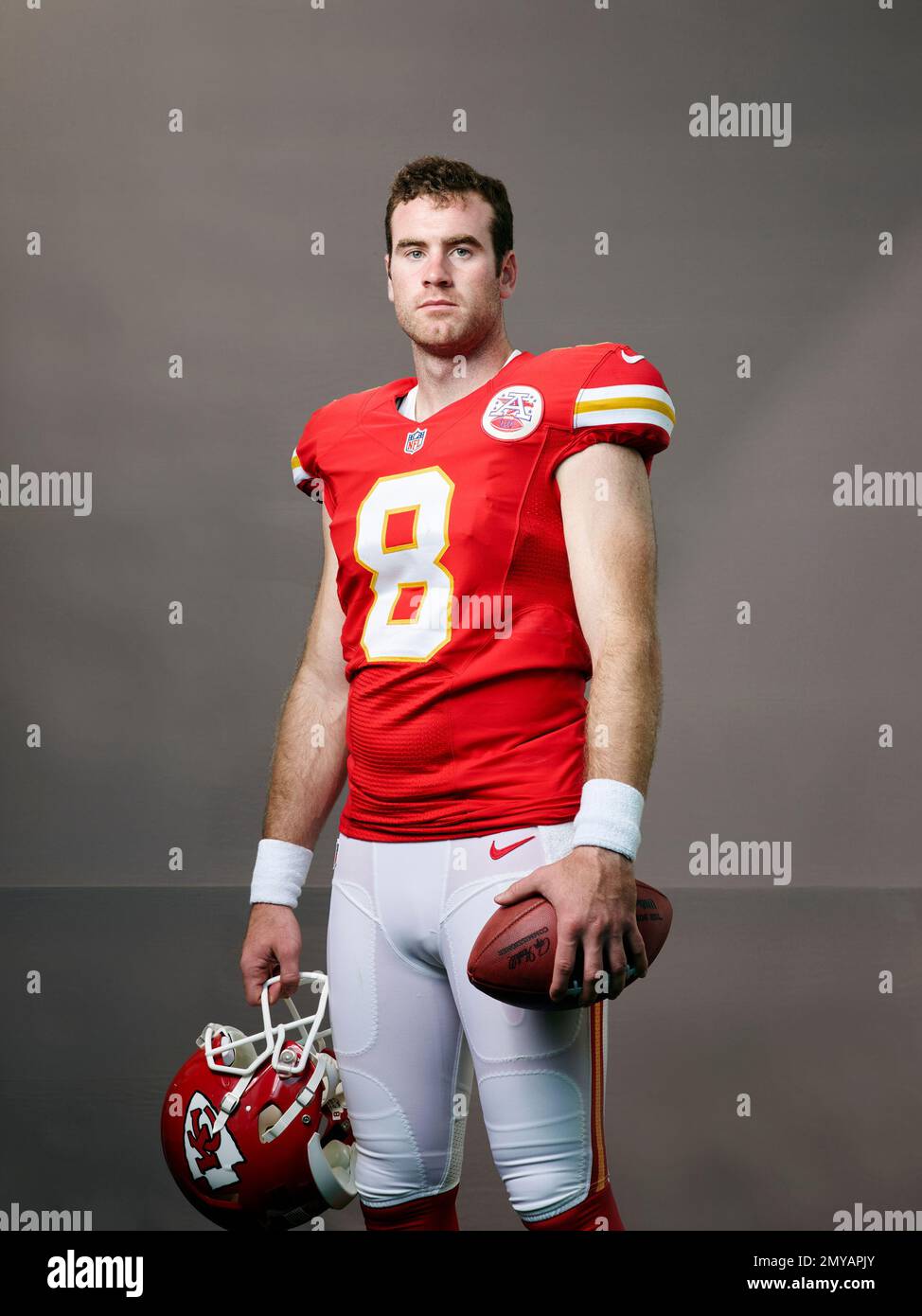 This is a photo of Kevin Hogan for the 2016 NFLPA Rookie Premiere ...