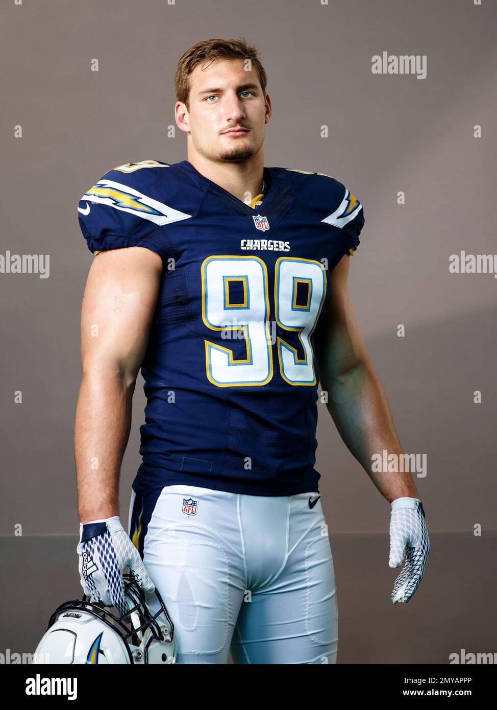 This is a photo of Joey Bosa for the 2016 NFLPA Rookie Premiere ...