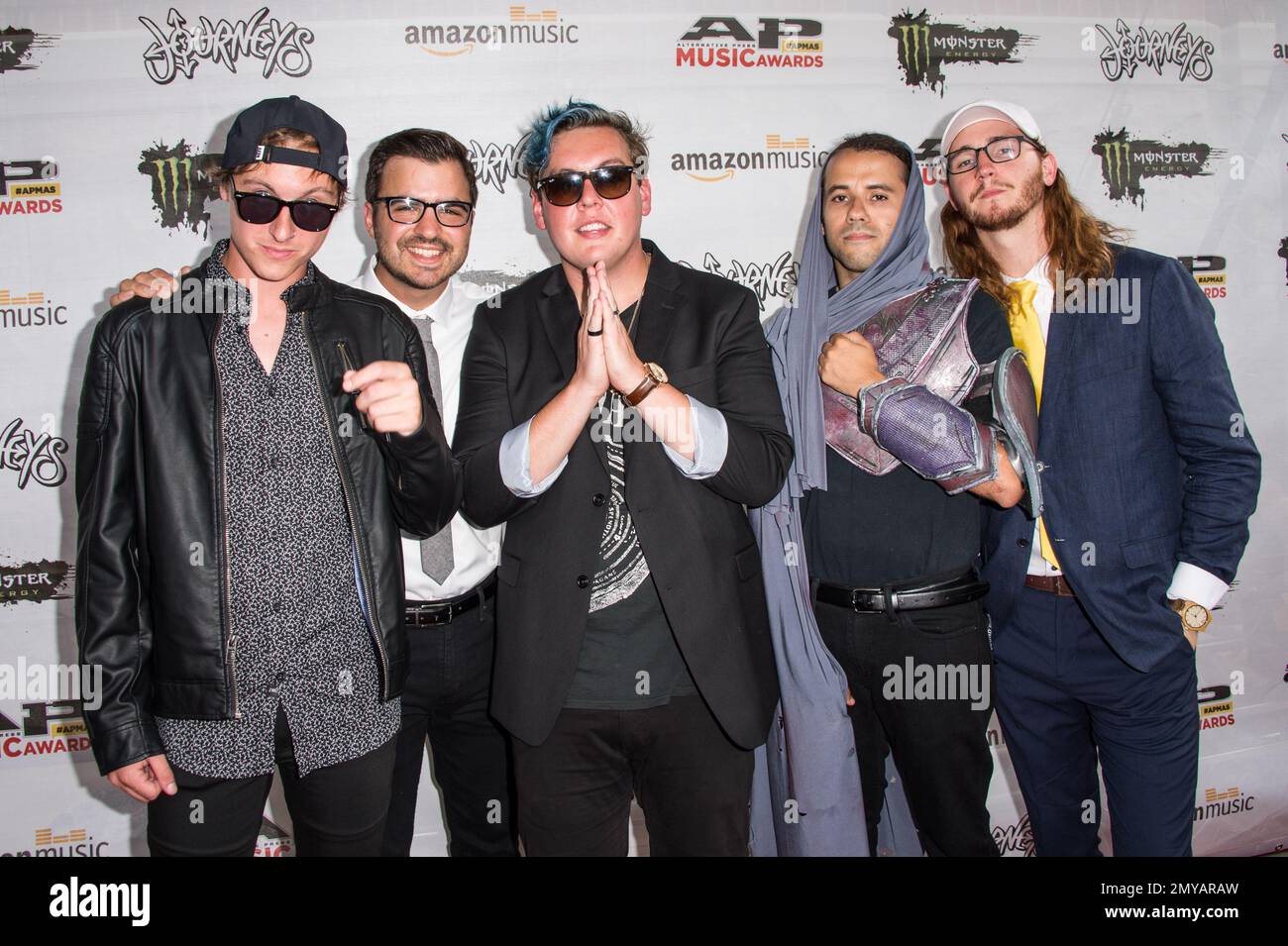 Derek Discanio, from left, Evan Ambrosio, Tyler Szalkowski, Tony Diaz ...