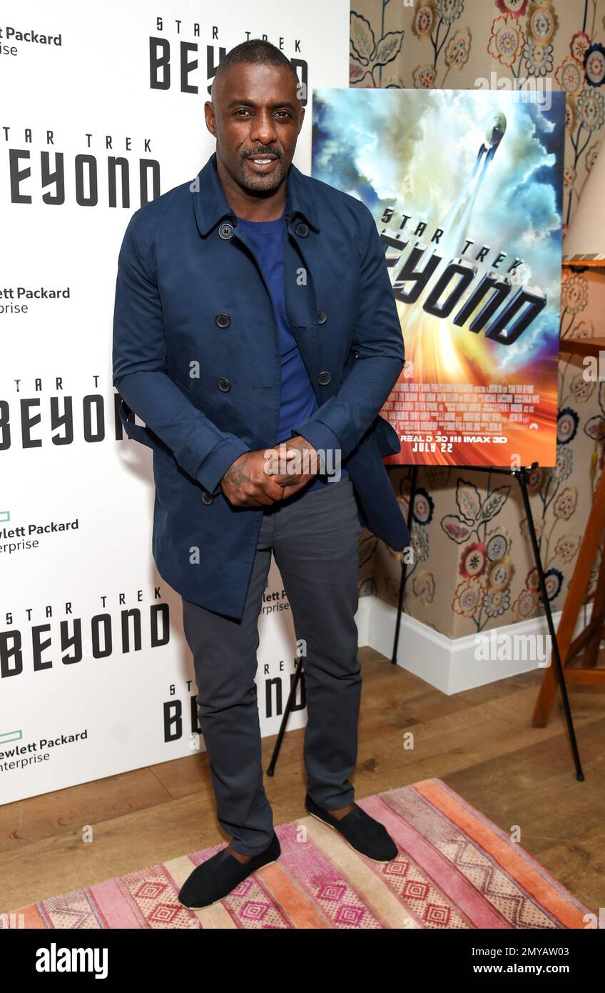 Actor Idris Elba attends a special screening of "Star Trek Beyond" at ...