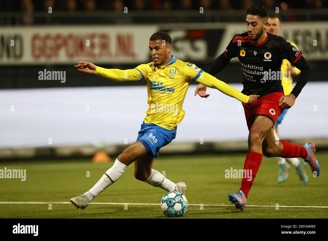 ROTTERDAM - (l-r), Jurien Gaari of RKC Waalwijk, Reda Kharchouch of ...
