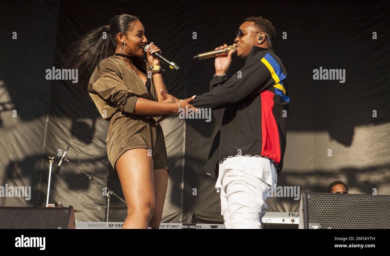 Jeremy Felton aka Jeremih seen at the 2016 Pitchfork Music Festival on ...