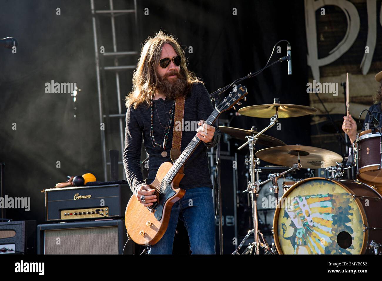 Charlie Starr of Blackberry Smoke seen during day three of Forecastle ...