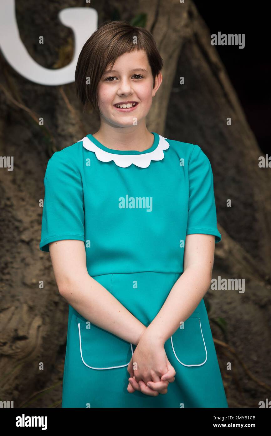 Ruby Barnhill poses for photographers upon his arrival at the premiere ...