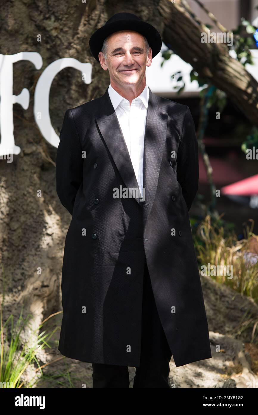 Actor Mark Rylance poses for photographers upon his arrival at the ...
