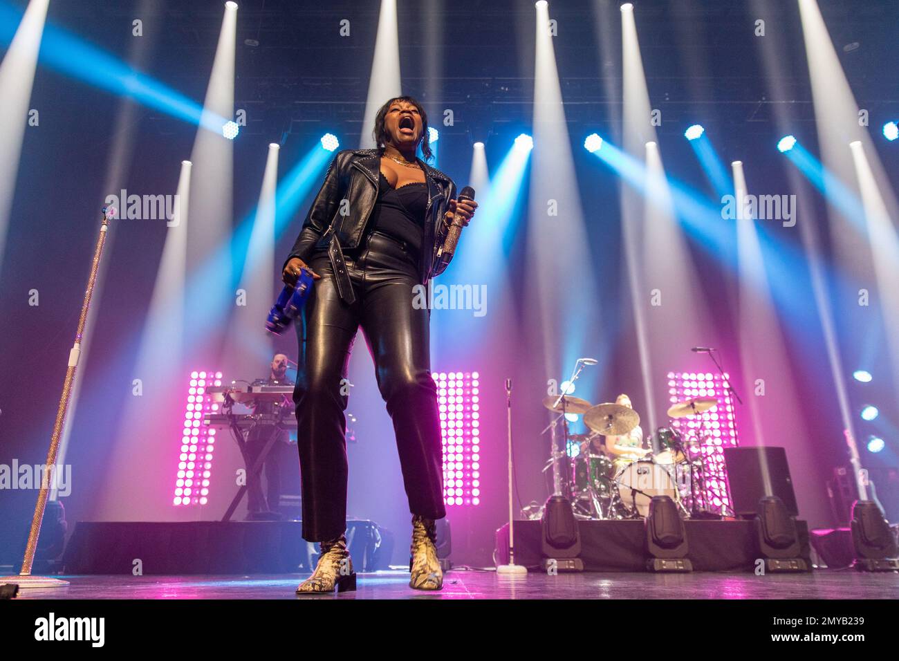 Noelle Scaggs of Fitz and the Tantrums at The Sylvee on February 3 ...