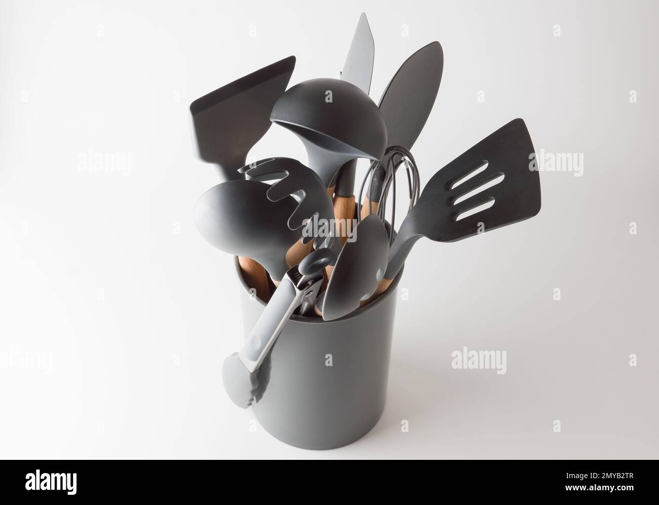 set of kitchen utensils isolated on white background Stock Photo - Alamy