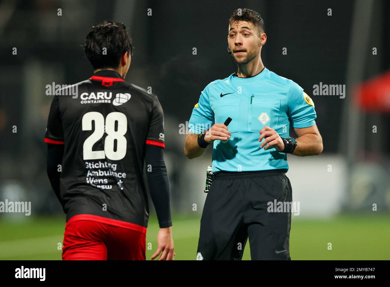 ROTTERDAM, NETHERLANDS - FEBRUARY 4: Nathan Tjoe-A-On of Excelsior ...