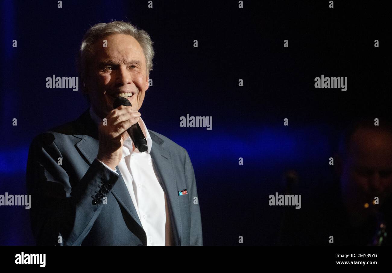 Stuttgart, Germany. 04th Feb, 2023. Peter Kraus is on stage at the start of his "Meine Hits ...