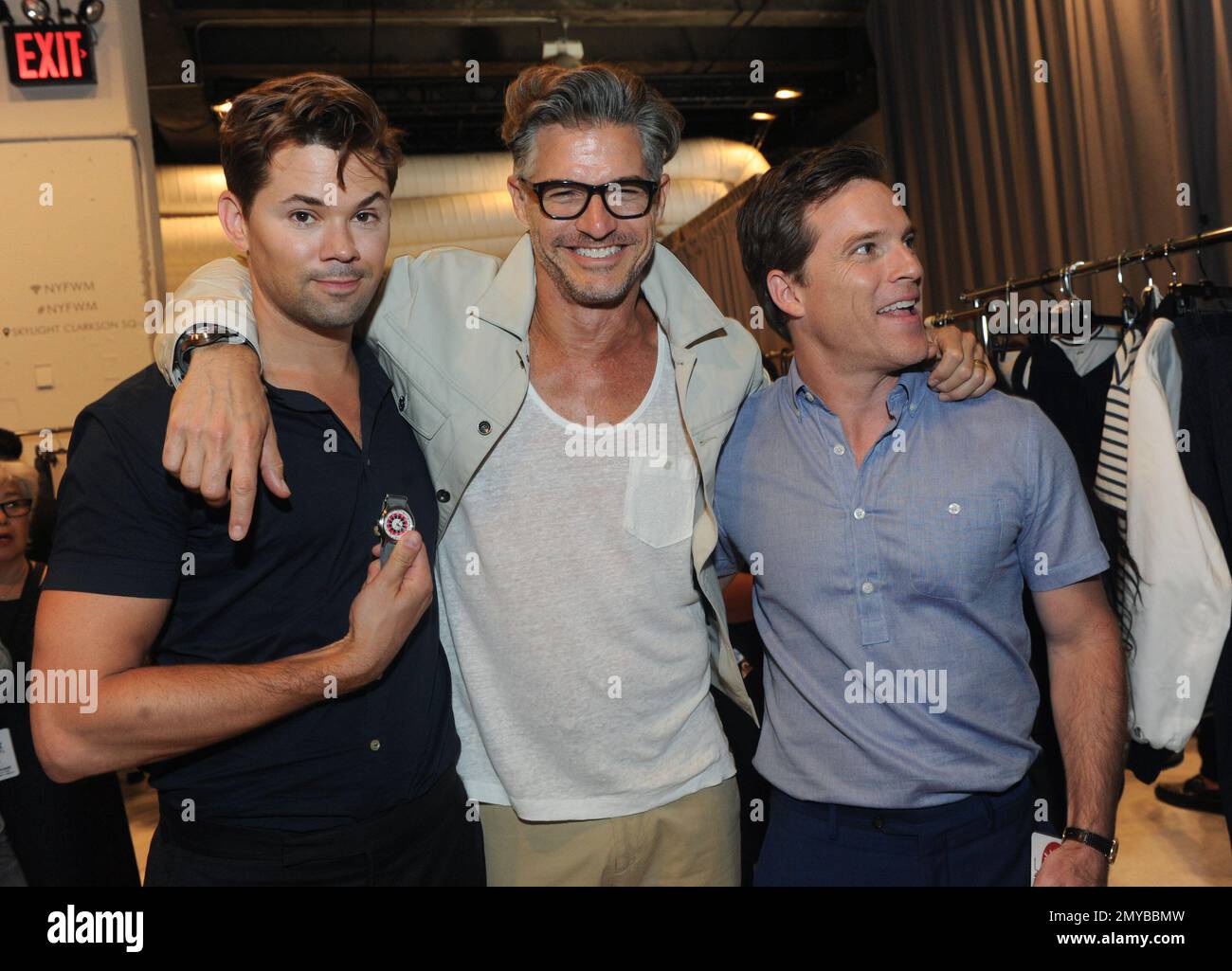 IMAGE DISTRIBUTED FOR TIMEX - Actor Andrew Rannells, left, holding the ...