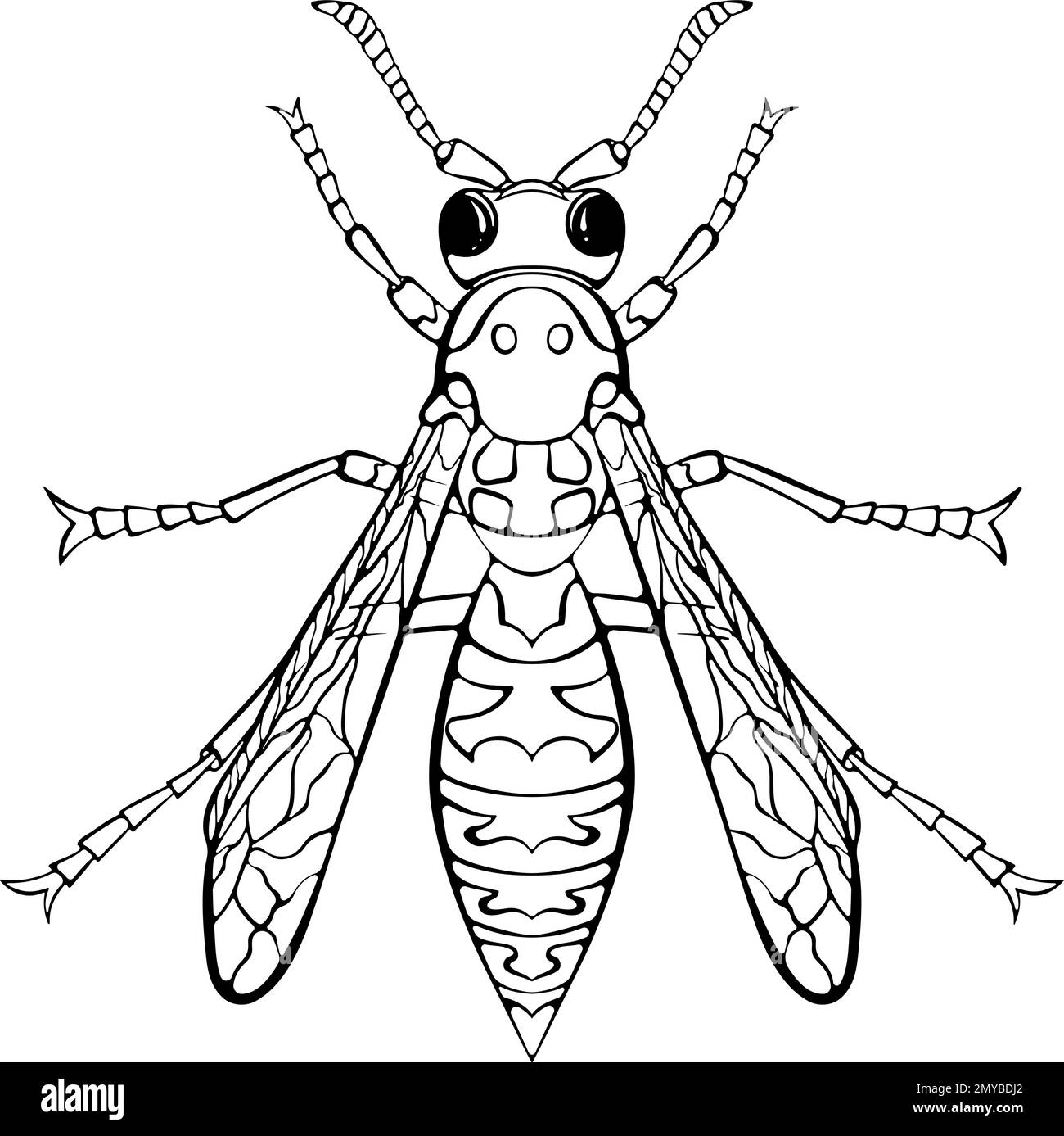 Wasp top Stock Vector Images - Alamy
