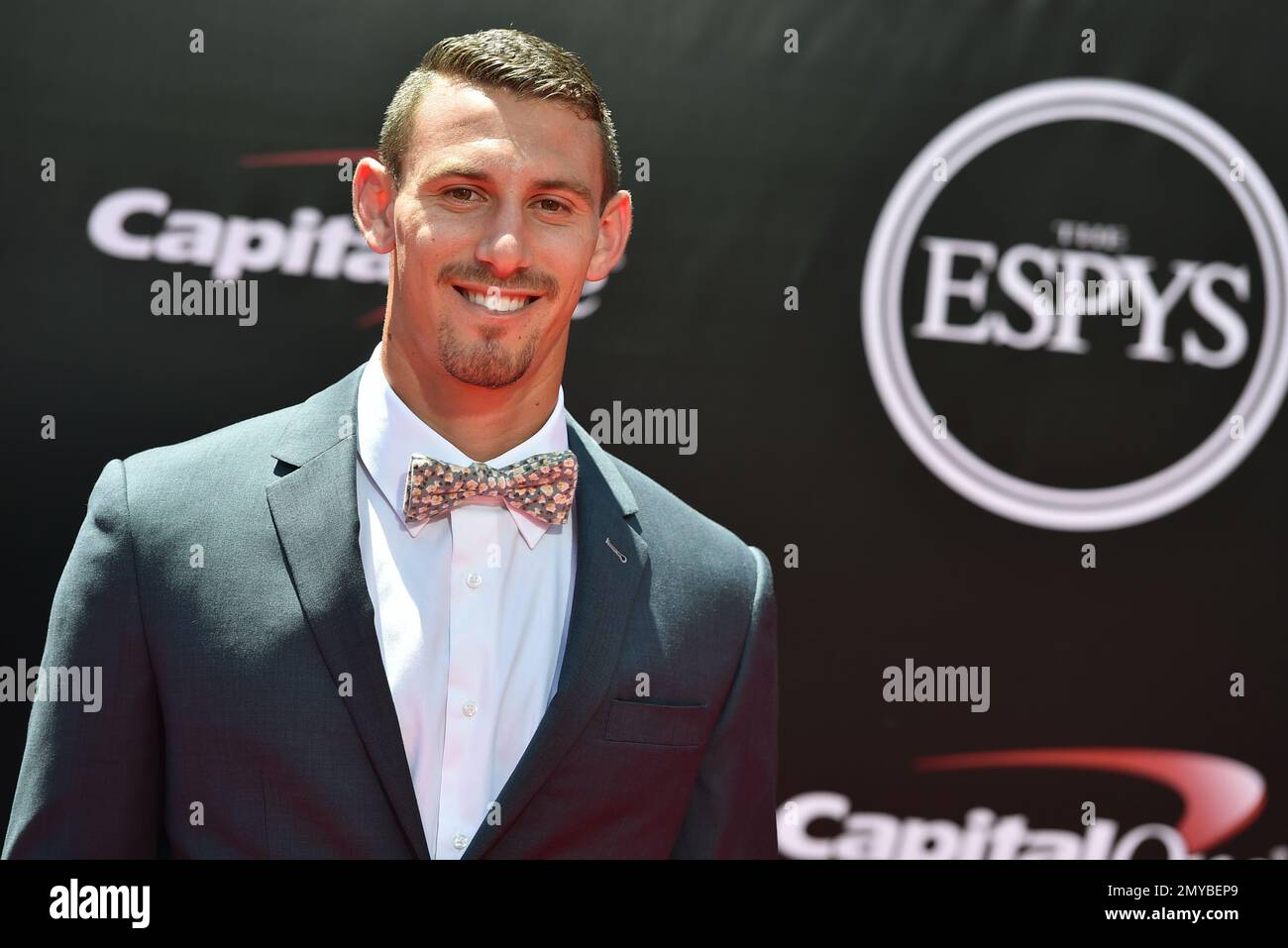 Soccer player, Daniel Steres, LA Galaxy, arrives at the ESPY Awards at ...