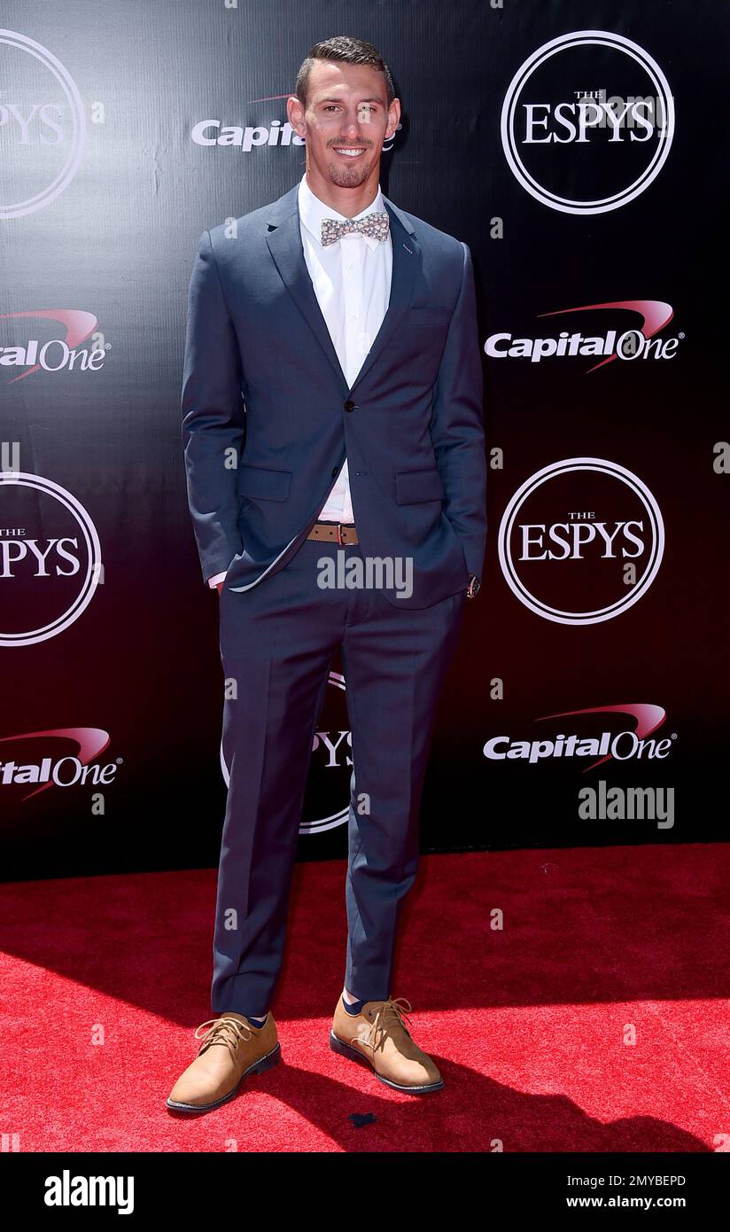 Soccer player Daniel Steres of LA Galaxy arrives at the ESPY Awards at ...