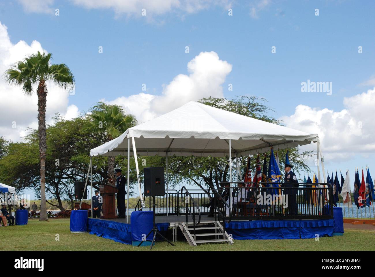 Gen. Terrence O'Shaughnessy speaks at his assumption of command ...