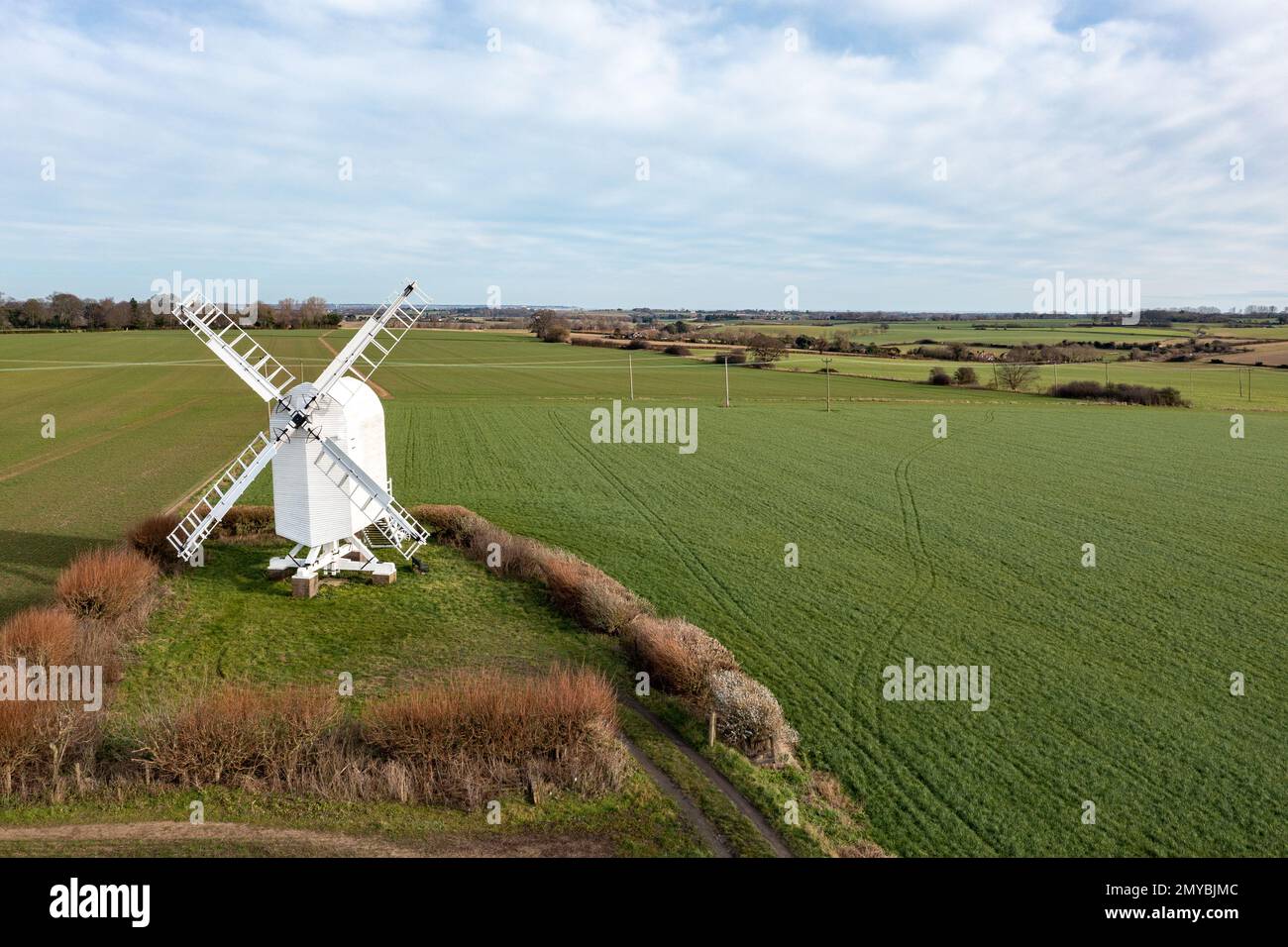 The restored windmill at Chillenden in Kent, UK Stock Photo - Alamy