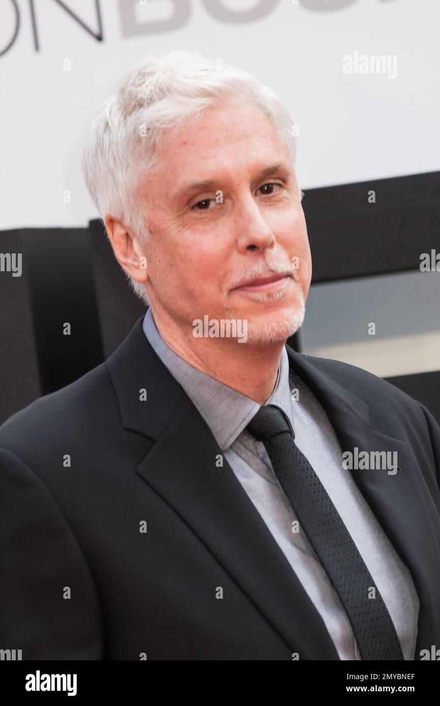 US composer Christopher Rouse poses for photographers upon arrival at ...