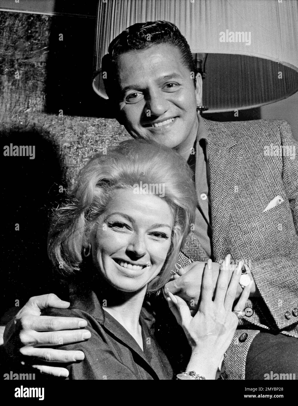 Singer and entertainer Buddy Greco is pictured with his wife Dani in London, Jan. 30, 1962. (AP ...