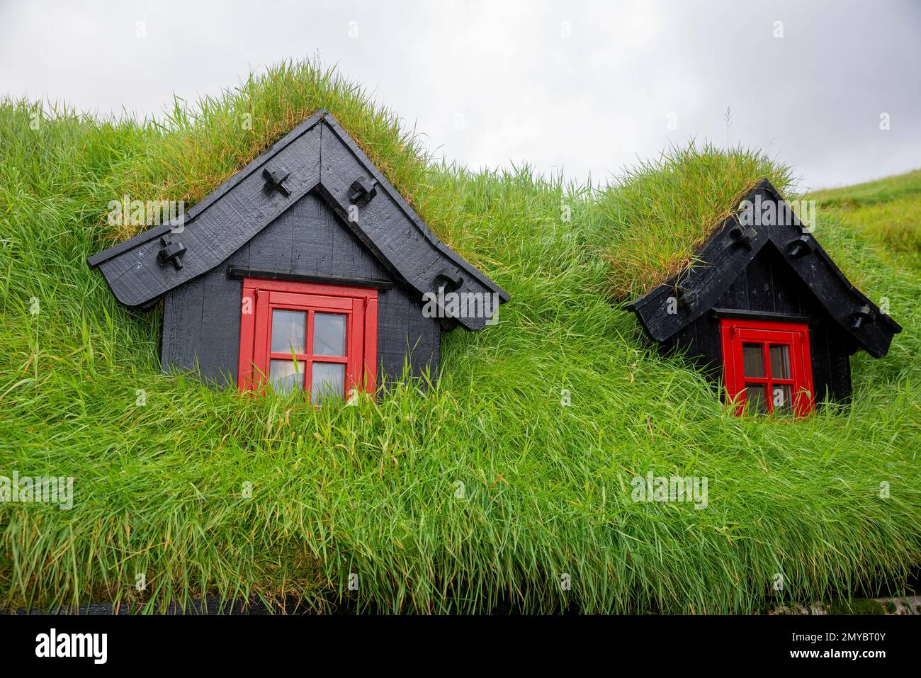 Leynar village, Streymoy Island, Faroe Islands Stock Photo - Alamy