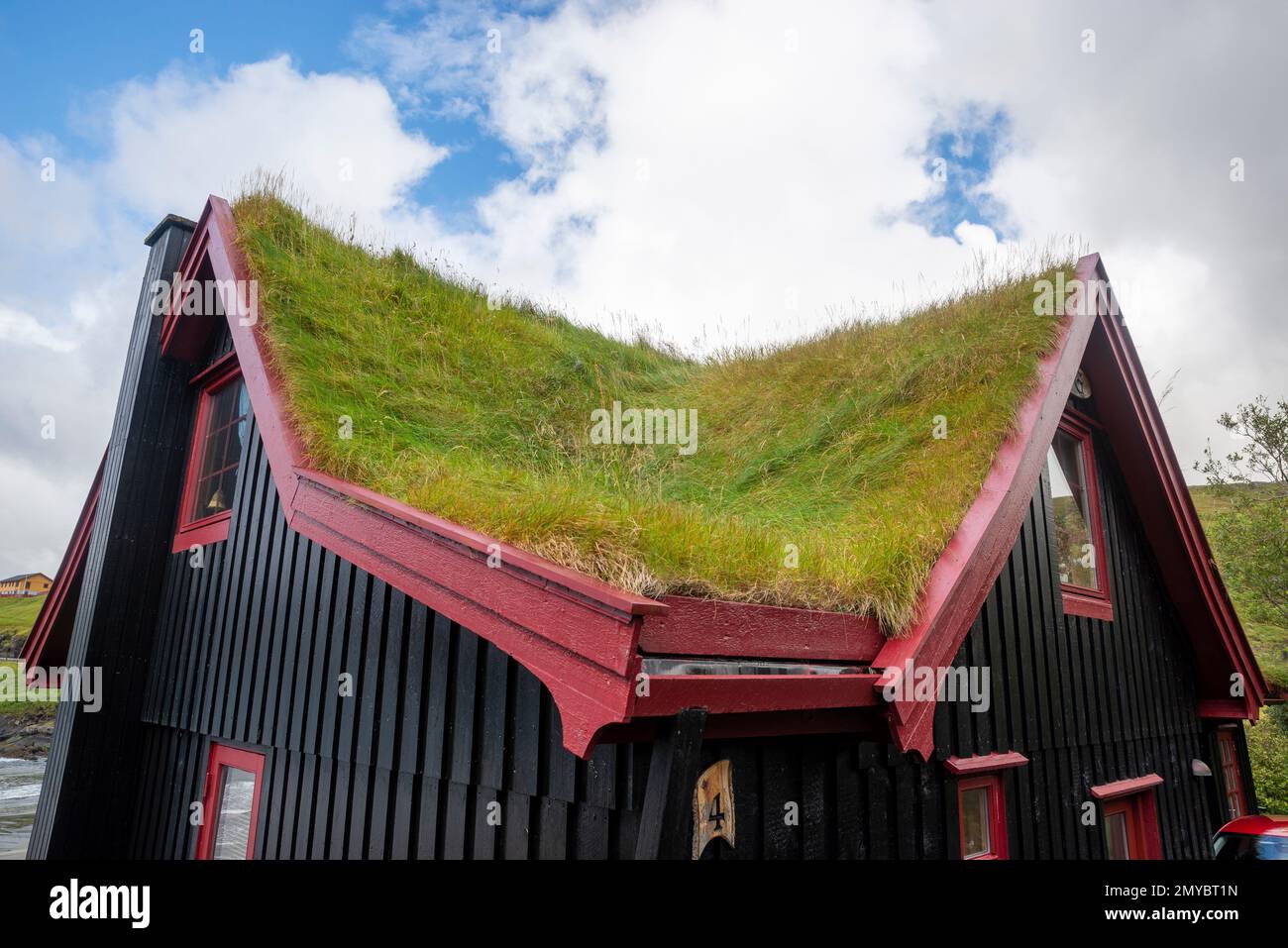 Leynar village, Streymoy Island, Faroe Islands Stock Photo - Alamy