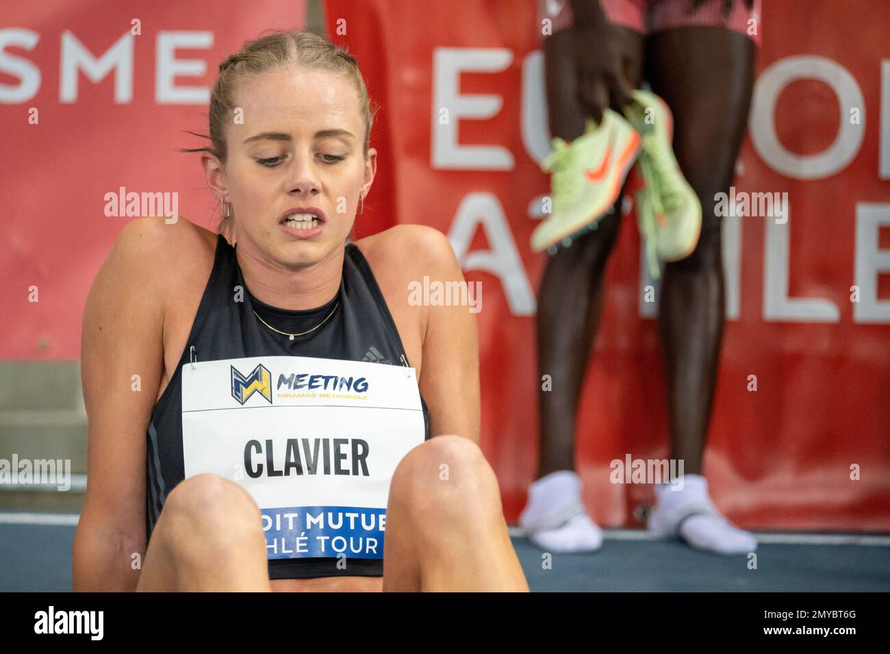 Aude Clavier during the Meeting Miramas Metropole 2023, World Athletics ...