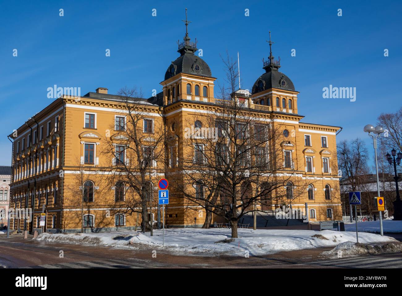 City hall of Oulu city build in 1886 Stock Photo - Alamy