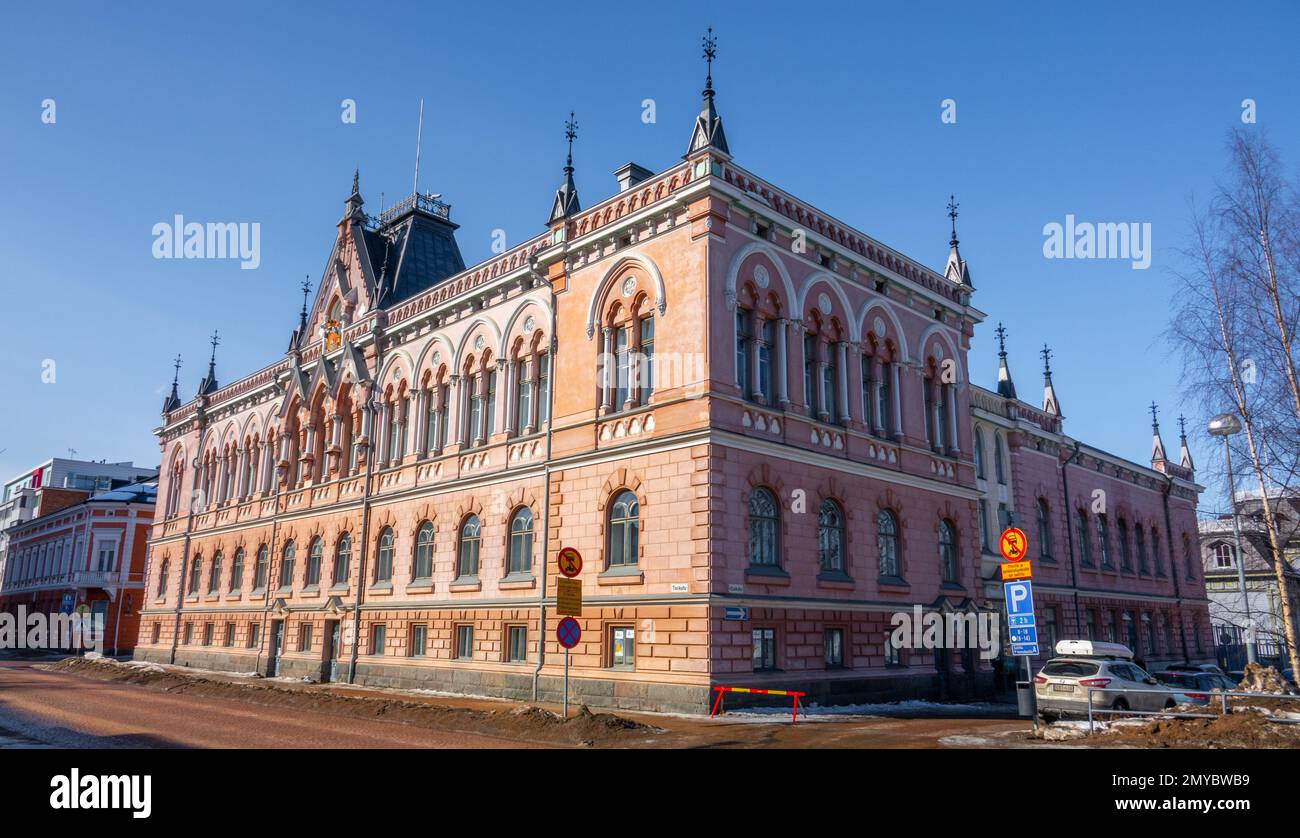 Cultural centre Valve in Oulu, Finland. Built in 1884 Stock Photo - Alamy