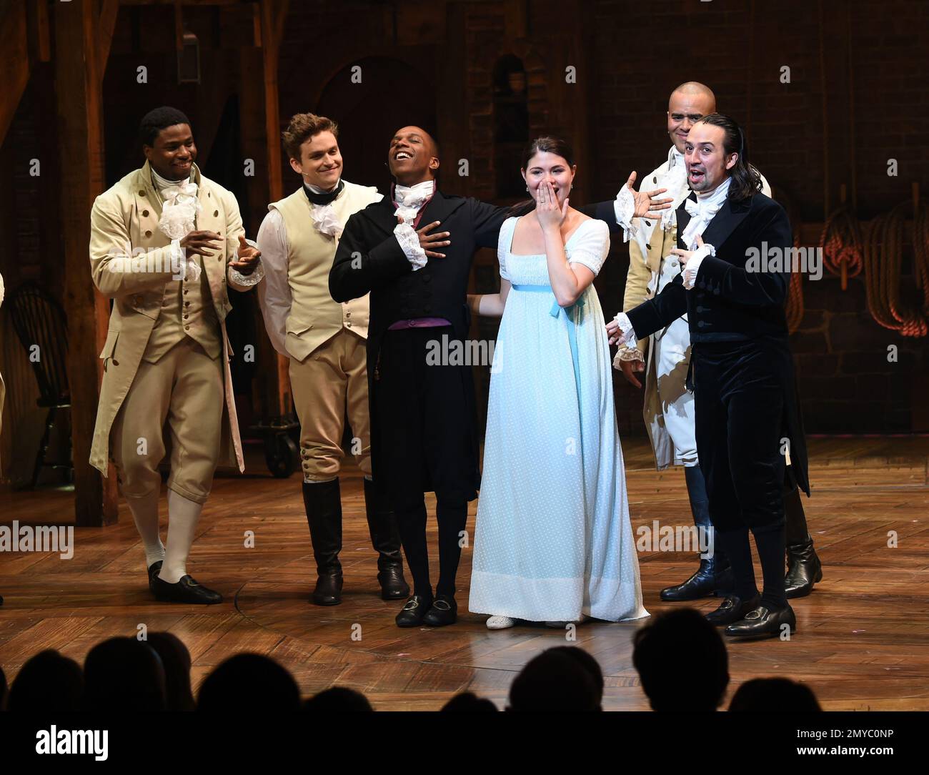 Actor and "Hamilton" creator Lin-Manuel Miranda takes his final ...