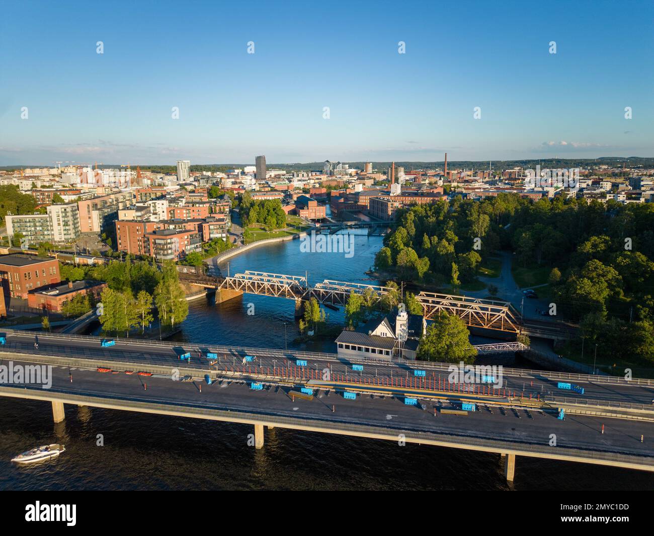 Tampere city on the lakehore of Näsijärvi, Finland Stock Photo - Alamy