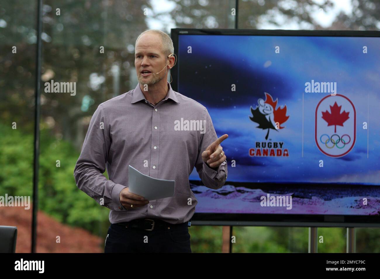 Adam Kreek, a two-time Olympian, and Olympic gold medallist in rowing ...