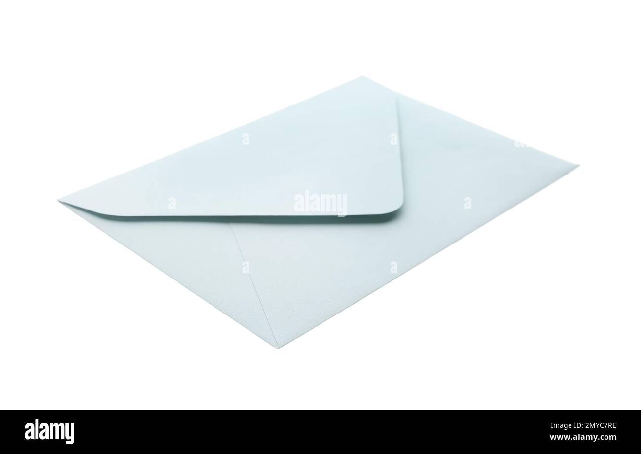 Paper envelope isolated on white. Mail service Stock Photo - Alamy
