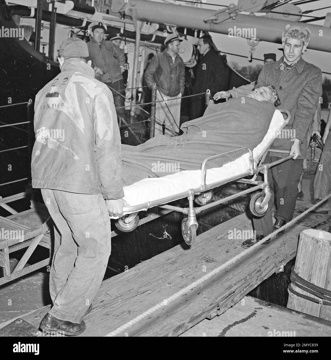 Elmer Fleming, one of two survivors of the SS Carl D. Bradley which ...