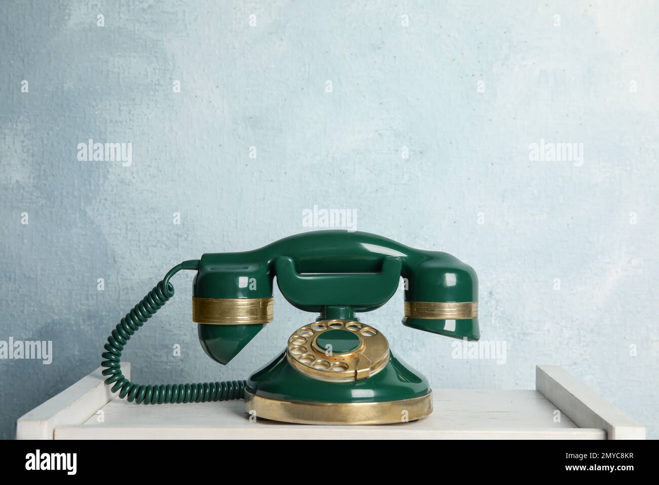 Vintage corded phone on hi-res stock photography and images - Alamy