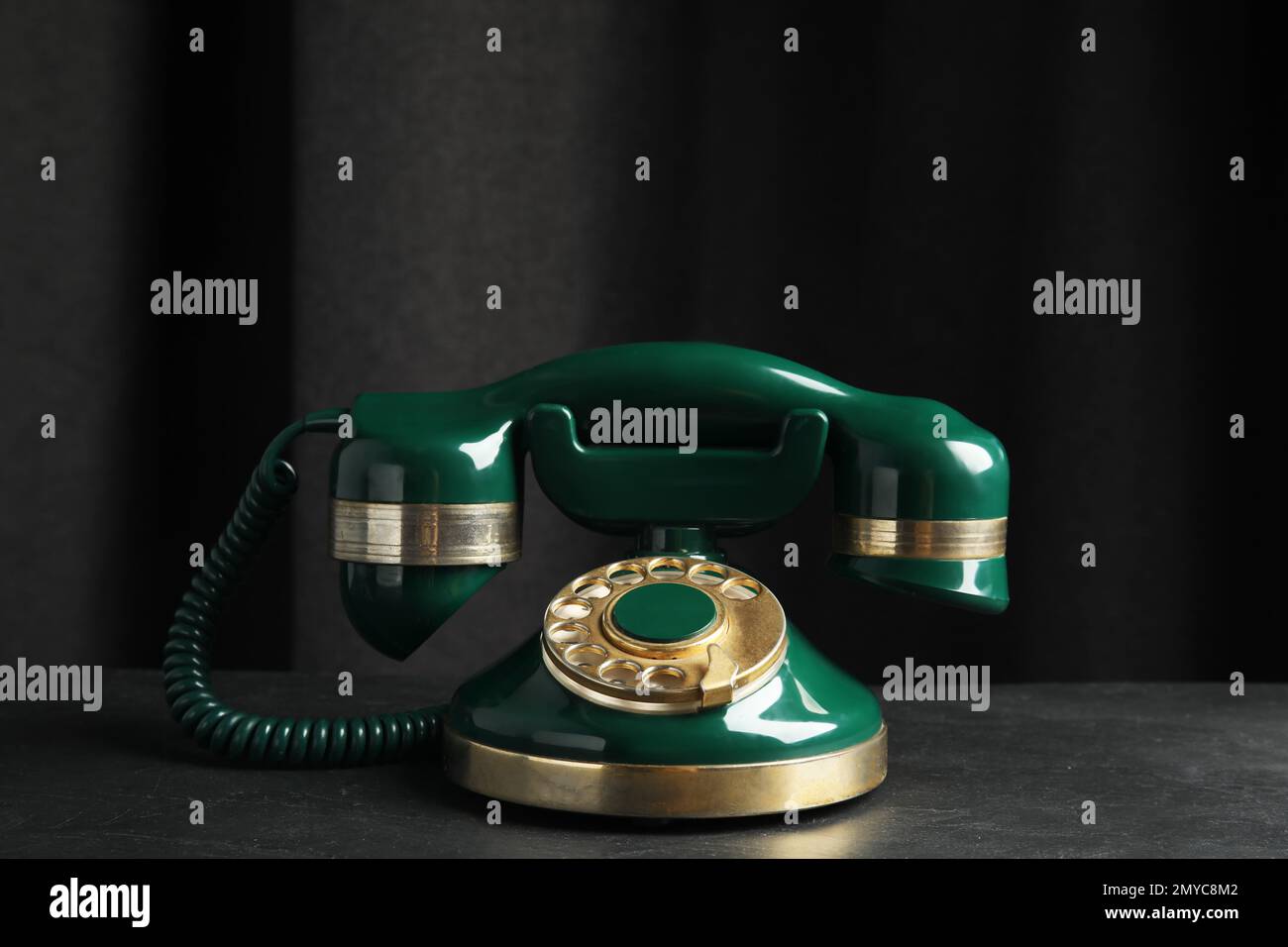 Vintage corded phone on hi-res stock photography and images - Alamy
