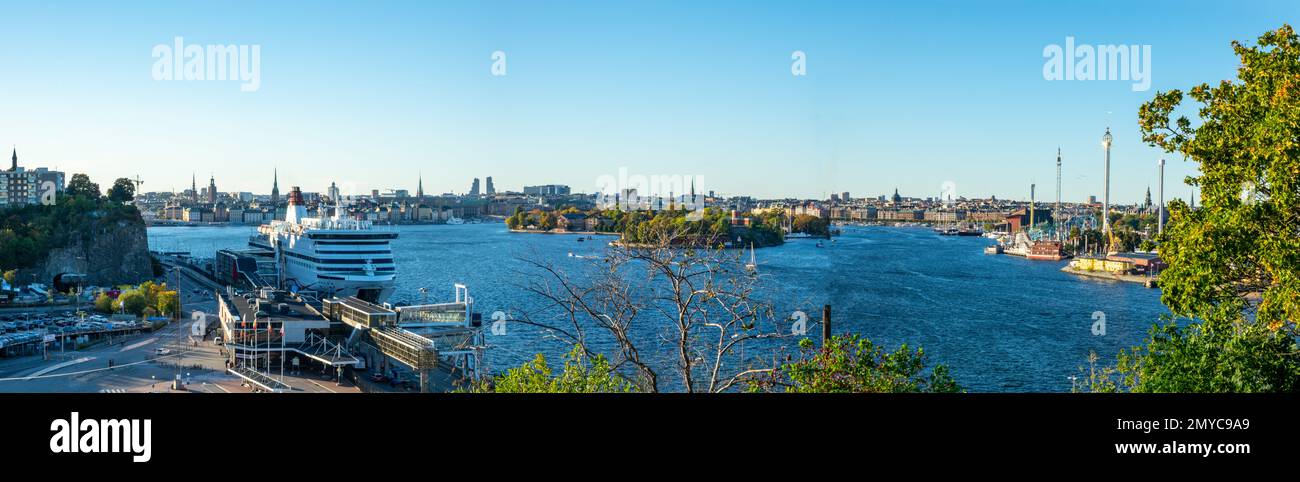 The port of Stockholm capital of Sweden Stock Photo - Alamy