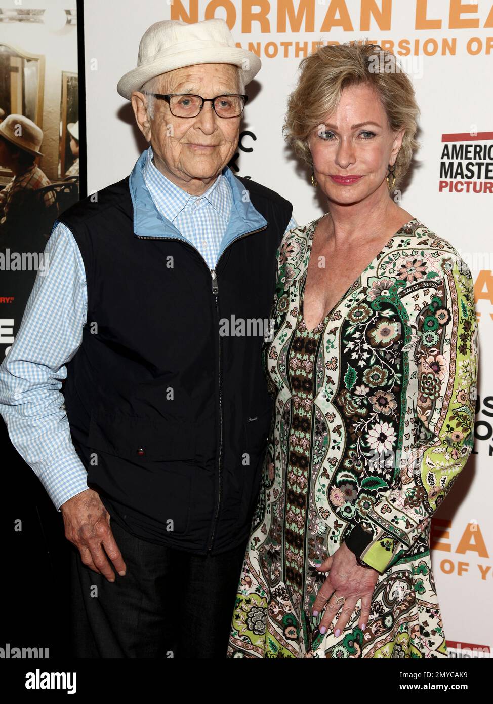 Norman Lear, left, and Lyn Lear, right, attend the premiere of, "Norman ...