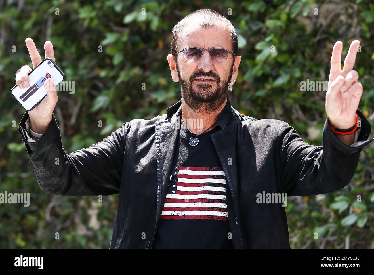 Ringo Starr attends his 76th birthday celebration held at Capitol ...