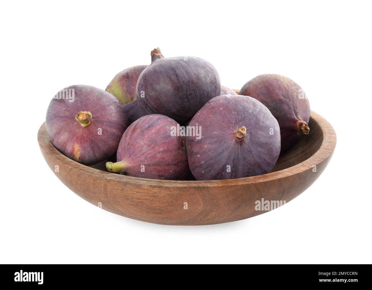 Fresh figs on wooden Cut Out Stock Images & Pictures - Alamy