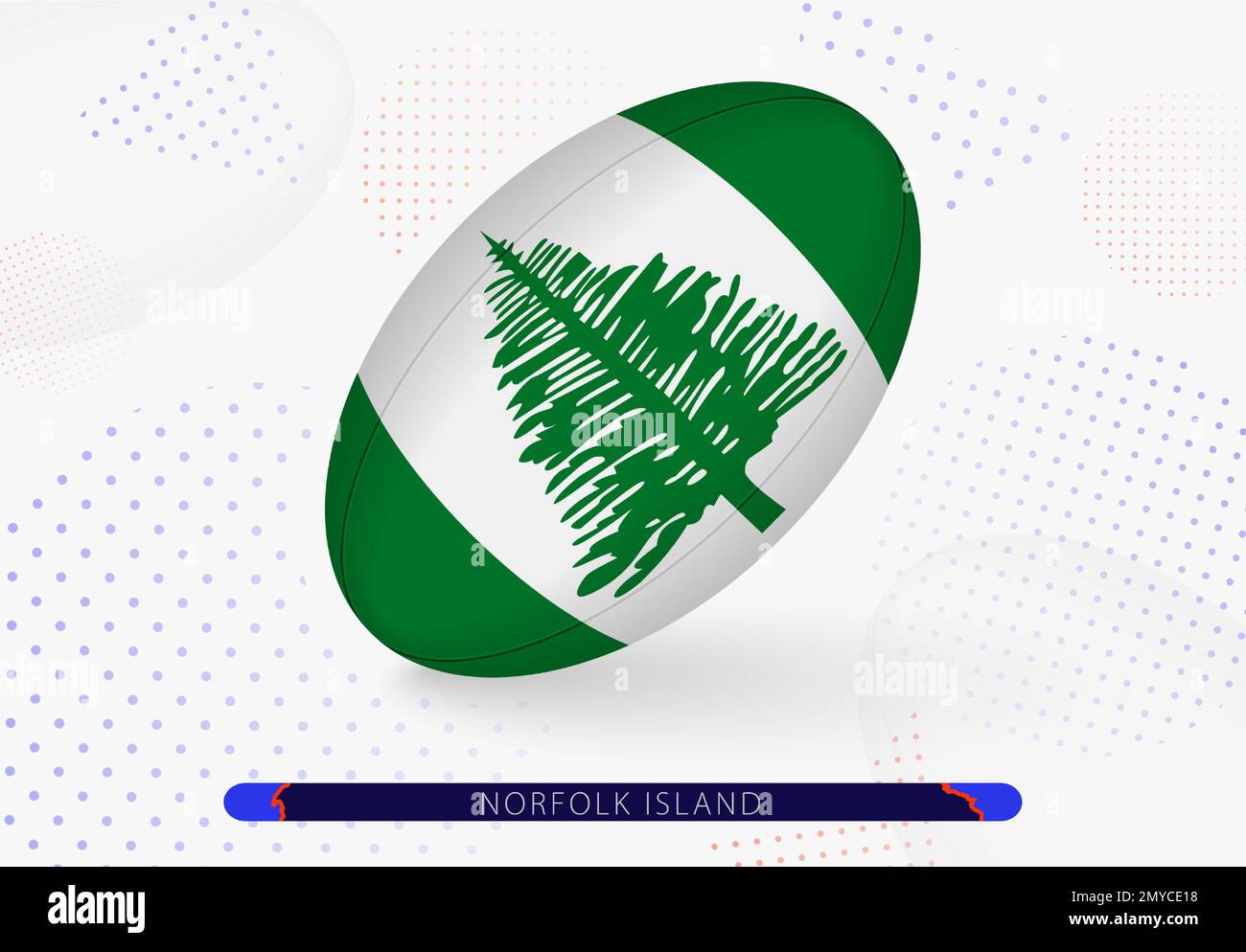 Flag of the norfolk island Stock Vector Images - Alamy