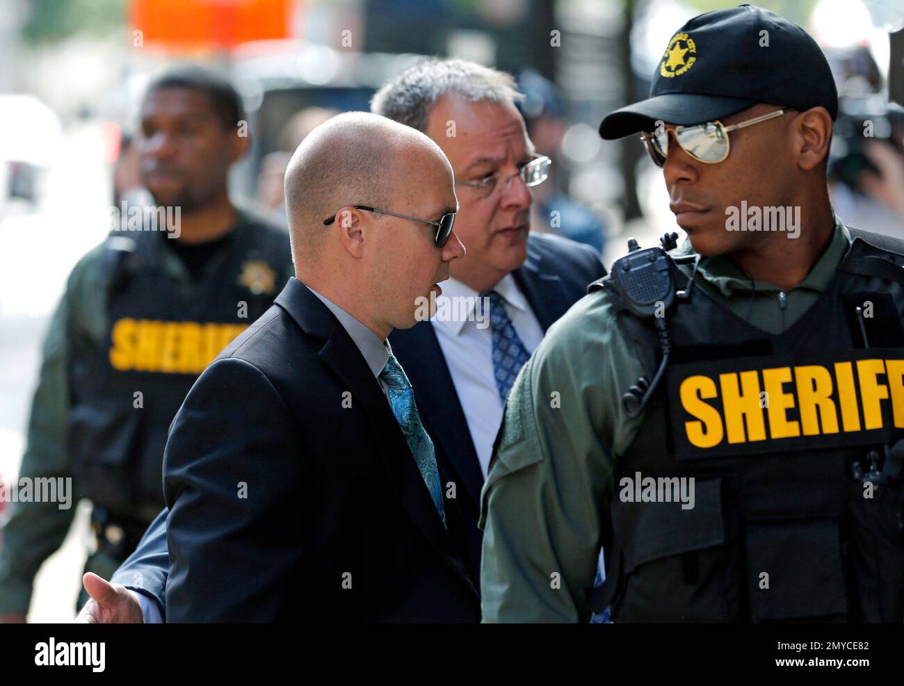 Lt. Brian Rice, second from left, one of the six members of the ...