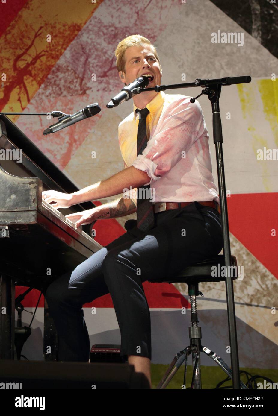 Singer-songwriter Andrew McMahon performs in concert as the opening act ...