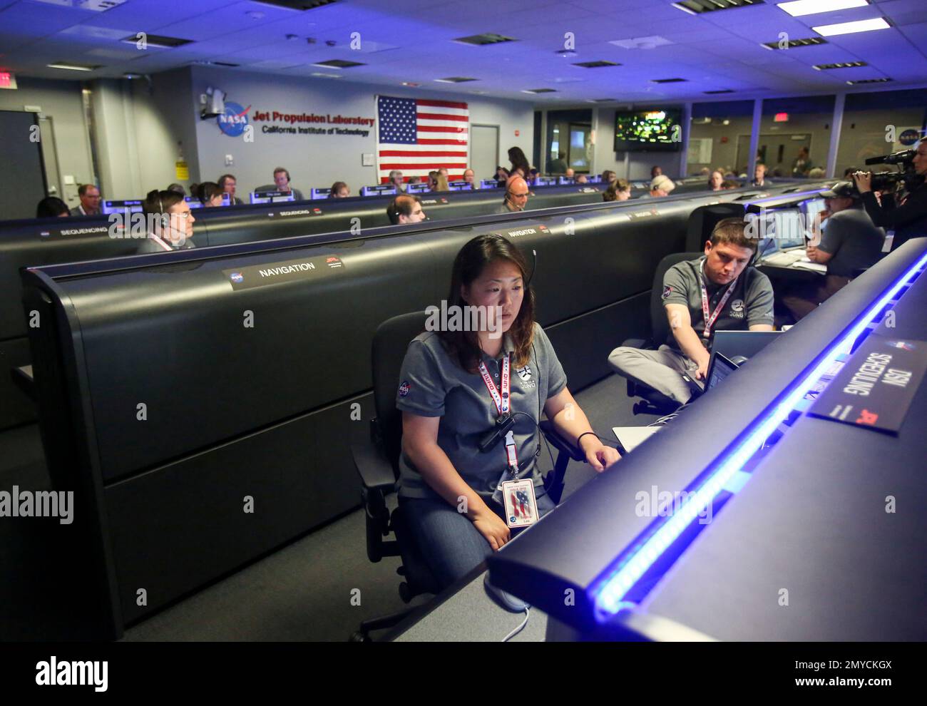 Staff Members Of Juno Mission Watch On Before The Solar Powered Juno