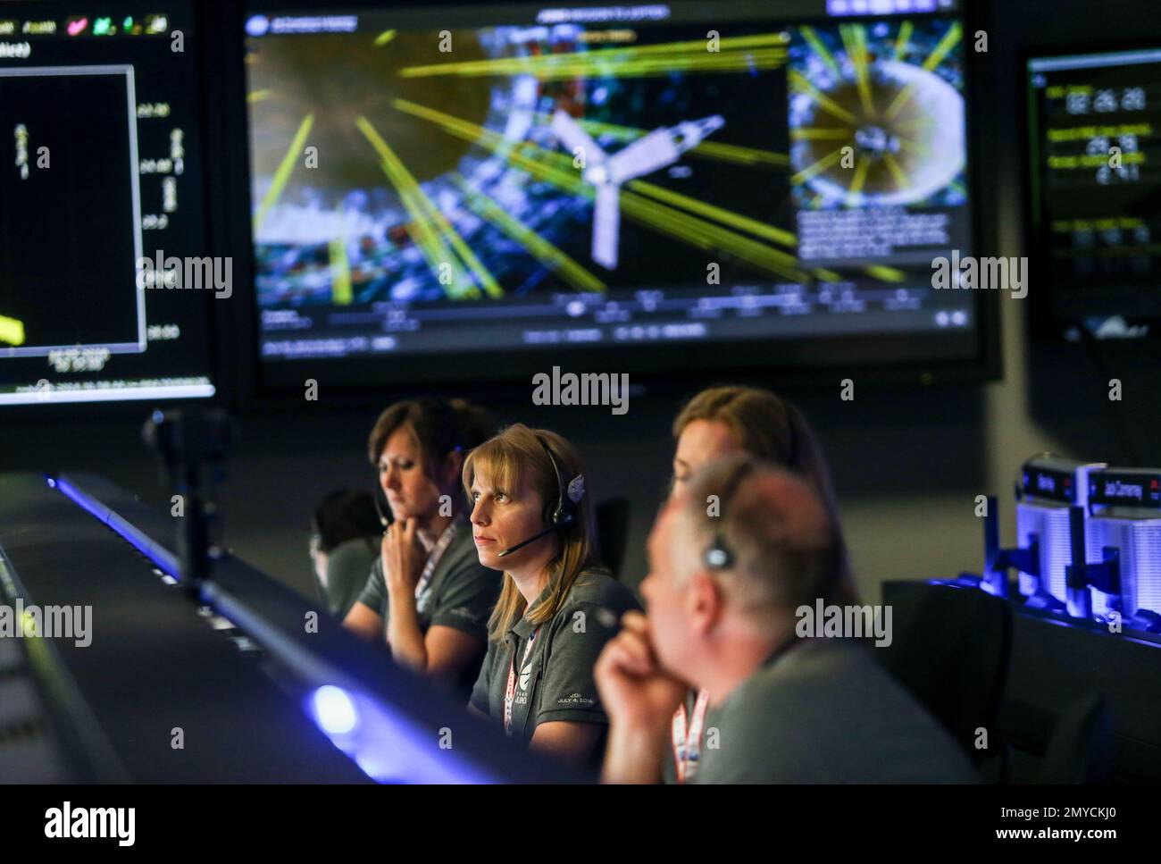 Staff Members Of Juno Mission Watch On Before The Solar Powered Juno