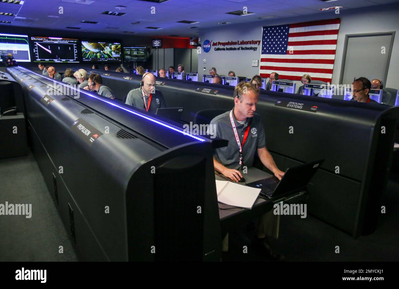 Staff Members Of Juno Mission Watch On Before The Solar Powered Juno