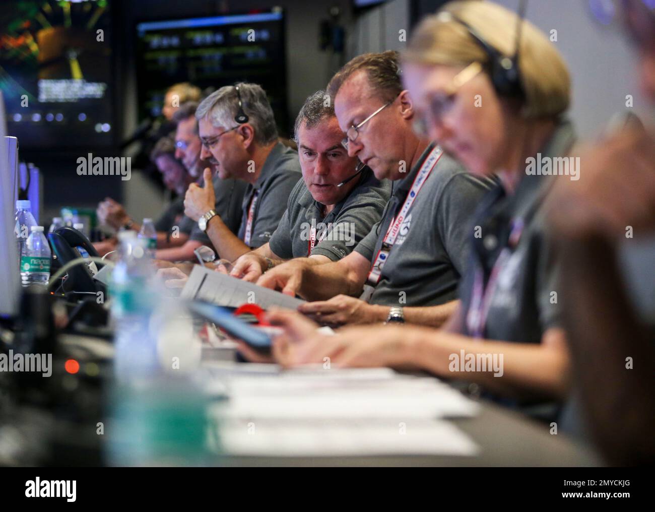 Staff Members Of Juno Mission Watch On Before The Solar Powered Juno