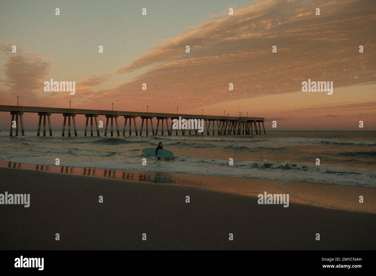 The only way some people will surf during the winter is due to "pier ...