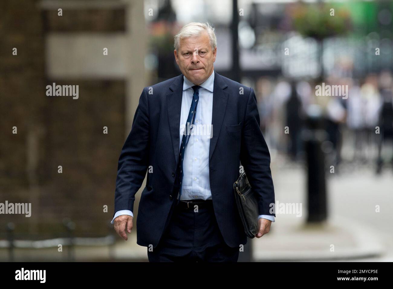 Alan Dickinson Lloyds Banking Group Non Executive Director arrives for a meeting of senior ...