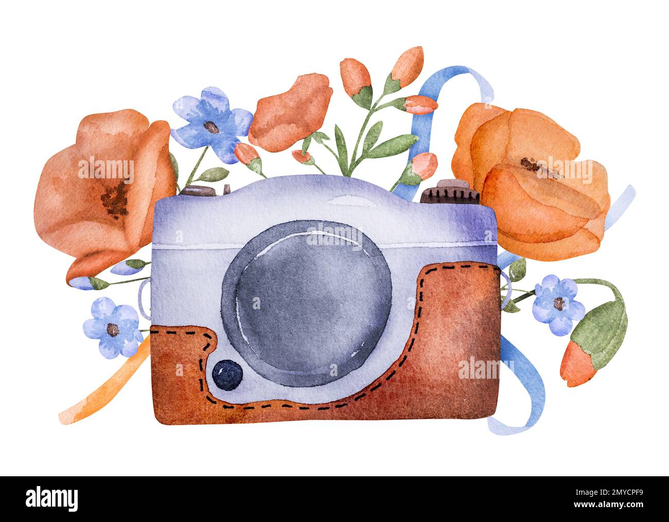 Camera flower vintage hi-res stock photography and images - Alamy