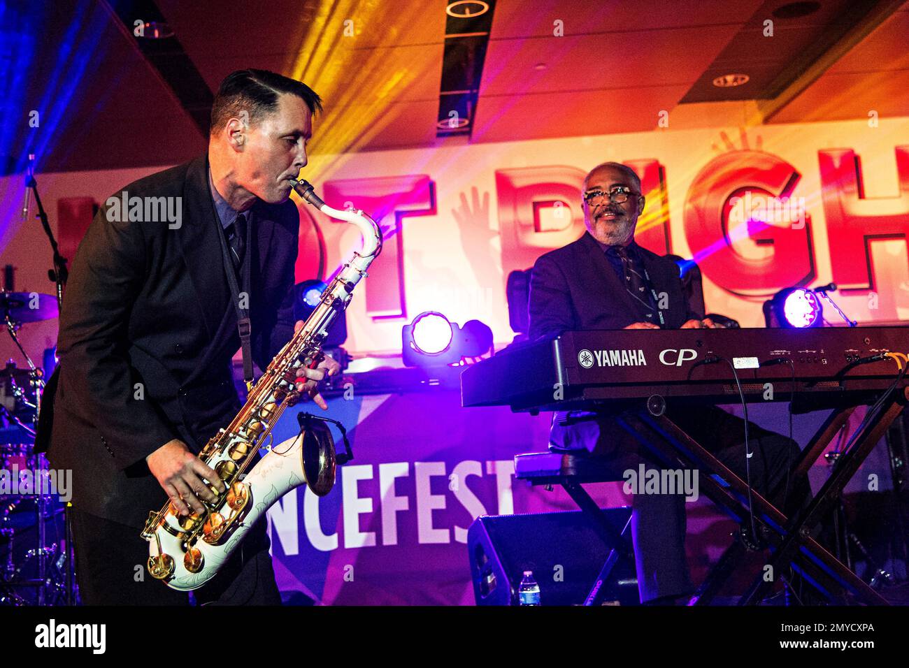 Clint Maedgen, from left, and Ricki Monie of Preservation Hall Jazz ...