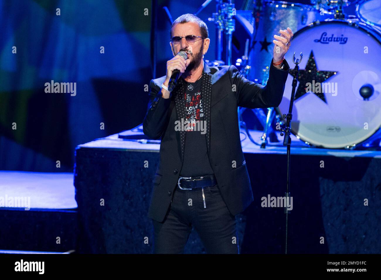 Ringo Starr performs at The Greek Theatre on Saturday, July 2, 2016, in ...