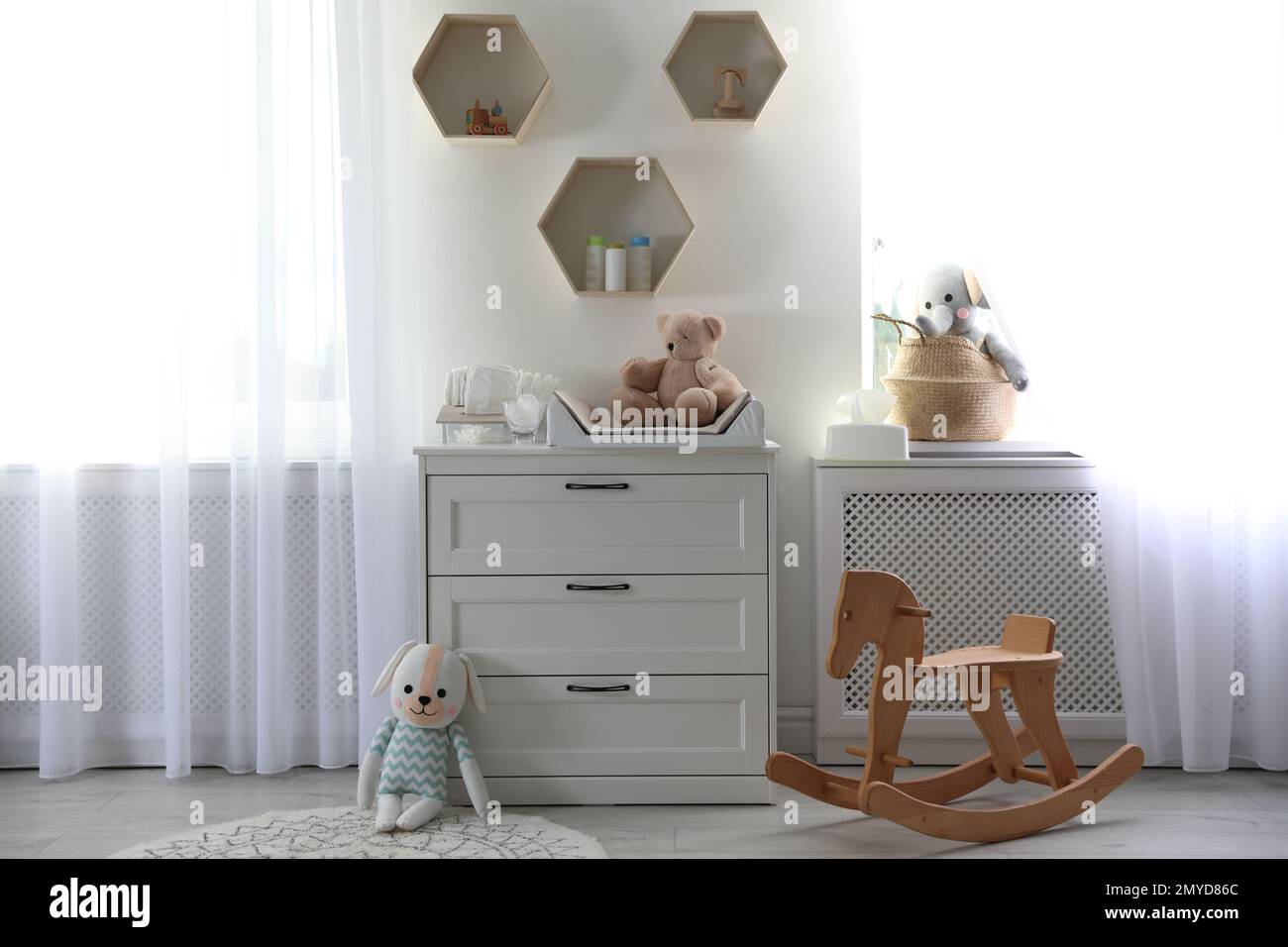 Changing diaper floor hi-res stock photography and images - Alamy